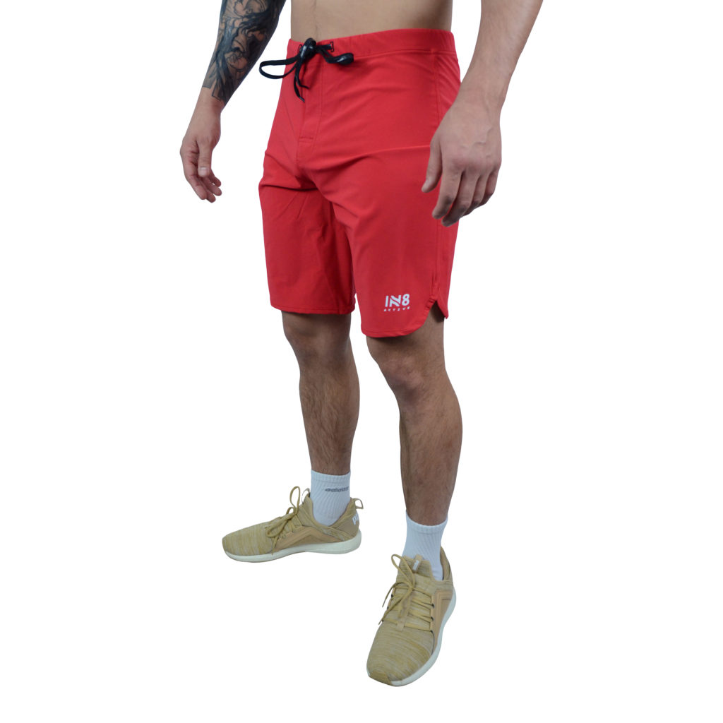 Men’s Red CrossFit Workout Shorts – IN8 Active